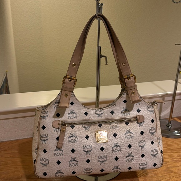 MCM | Bags | Mcm Shoulder Bag In Monogram | Poshmark